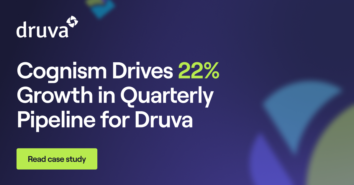 Cognism Drives 22% Growth in Quarterly Pipeline for Druva